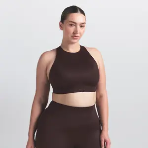 Nike Skims Satin Shine High-neck Bra