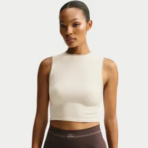 Nike Skims Ribbed Seamless Muscle Tank Top - White