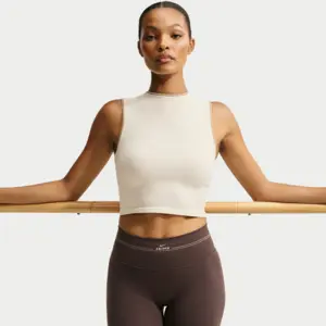 Nike Skims Ribbed Seamless Muscle Tank Top - White