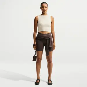 Nike Skims Ribbed Seamless Muscle Tank Top - White
