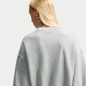Nike Studio Fleece Oversized Cropped Crew