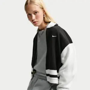 Nike Studio Fleece Oversized Cropped Crew
