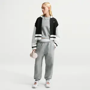 Nike Studio Fleece Oversized Cropped Crew