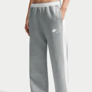 Nike Studio Fleece Medium Weight Run Club Mid-rise Track Pants - Grey