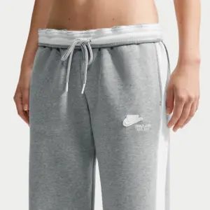 Nike Studio Fleece Medium Weight Run Club Mid-rise Track Pants - Grey