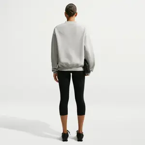 Nike Studio Fleece Medium Weight Oversized V-neck Top