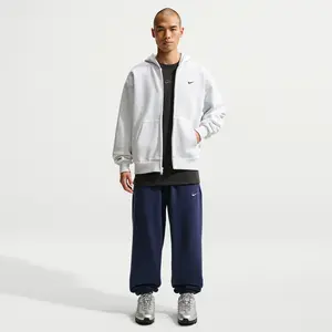 Nike Solo Fleece Full-zip Hoodie - Brown