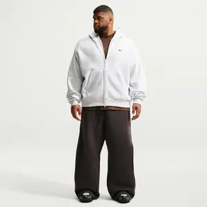 Nike Solo Fleece Full-zip Hoodie - Brown