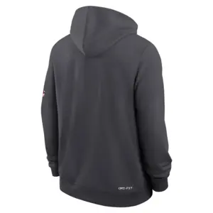 Nike Alabama Sideline Standard Issue Dri-fit College Pullover Hoodie - Grey