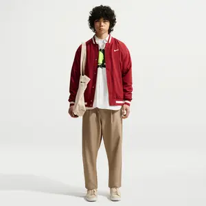 Nike Club Rules Pleated Chinos - Brown