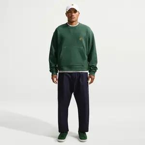 Nike Club Rules French Terry Crew-neck Sweatshirt - Green