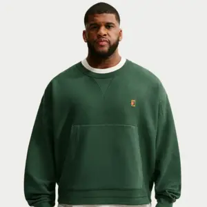 Nike Club Rules French Terry Crew-neck Sweatshirt - Green