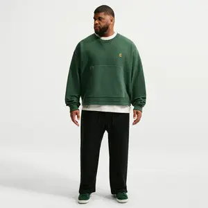Nike Club Rules French Terry Crew-neck Sweatshirt - Green