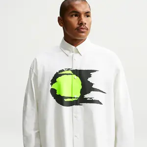 Nike Club Rules Long-sleeve Oxford Top - White