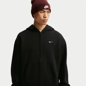 Nike Solo Fleece Full-zip Hoodie - Black