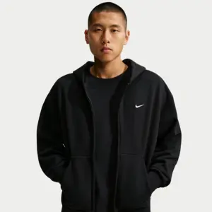 Nike Solo Fleece Full-zip Hoodie - Black