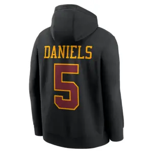 Nike Jayden Daniels Washington Commanders Nfl Pullover Hoodie