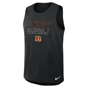 Nike Cincinnati Bengals Dri-fit Nfl Tank Top - Black