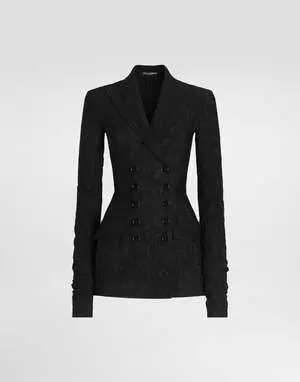 Dolce & Gabbana Floral Brocade Double-breasted Jacket