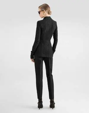 Dolce & Gabbana Floral Brocade Double-breasted Jacket