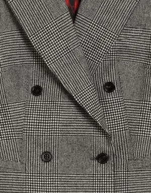 Dolce & Gabbana Glen Plaid Flannel Vest