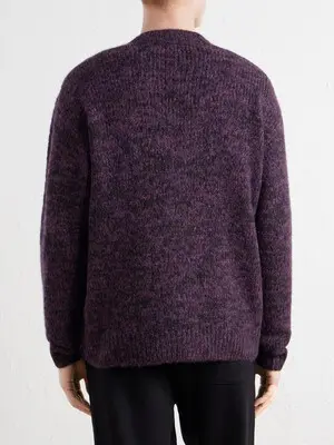 Dries Van Noten Mounia Alpaca-blend Cardigan - Purple