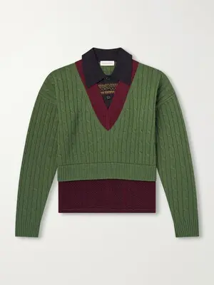 Dries Van Noten Frill Sweaters For Men
