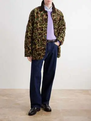 Polo Ralph Lauren Logo-embroidered Quilted Cotton-corduroy Jacket