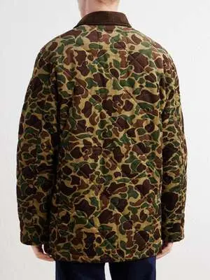 Polo Ralph Lauren Logo-embroidered Quilted Cotton-corduroy Jacket