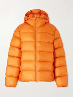 Polo Ralph Lauren Hawthorne Logo-embroidered Quilted Recycled-shell Hooded Down Jacket - Orange