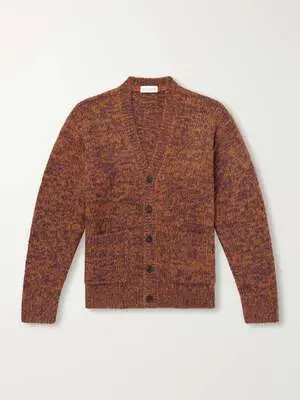Dries Van Noten Mounia Alpaca-blend Cardigan - Orange