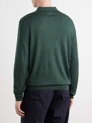 Polo Ralph Lauren Logo-embroidered Wool Polo Sweater