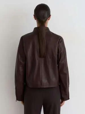 REISS Erin Leather Jacket