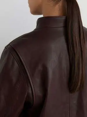 REISS Erin Leather Jacket