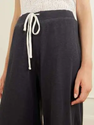 JAMES PERSE Cotton Wide-leg Track Pants