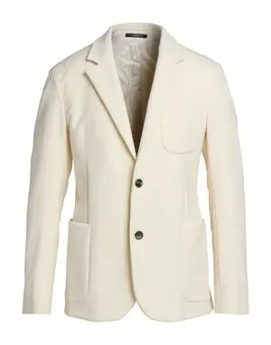 Emporio Armani Blazer Cream Size Polyester, Viscose, Elastane