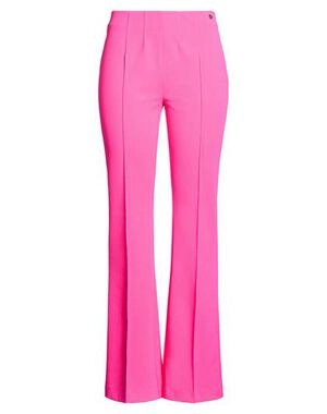 Liu Jo Polyester Elastane Flared Pants - Fuchsia