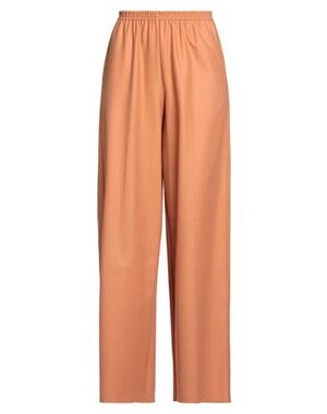 FORTE_FORTE Wide Leg Wool Blend Flannel Pants