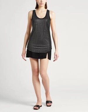 Majestic Filatures Striped Linen Blend Tank Top