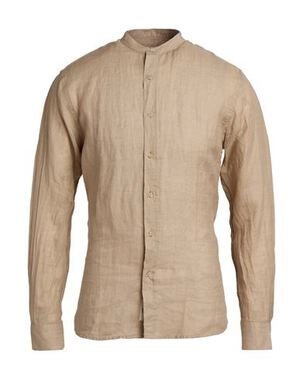 LIU •JO MAN Man Shirt Beige Size 15 Linen Beige