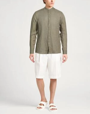 LIU •JO MAN Shirt Size Linen - Green