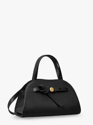 Tory Burch Romy Small Leather Satchel Bag With Shoulder Strap