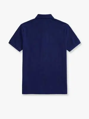 Polo Ralph Lauren Cotton Polo Shirt With Embroidered Logo - Blue