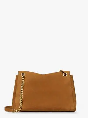 Tory Burch Charlie Suede Shoulder Bag
