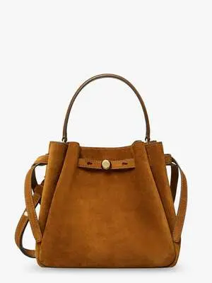 Tory Burch Romy Suede Bucket Bag - Brown