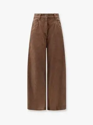 Brunello Cucinelli Maxi Corduroy Trousers - Brown