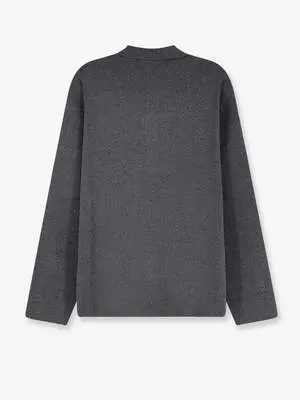 HEVO Viscose Blend Polo Shirt - Grey