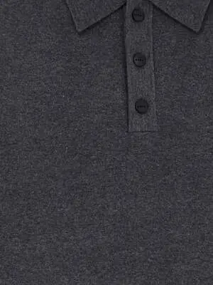 HEVO Viscose Blend Polo Shirt - Grey
