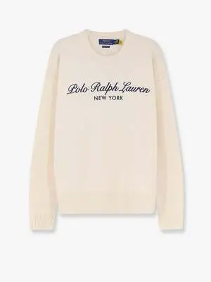 Polo Ralph Lauren Wool And Cotton Blend Crew Neck Sweater