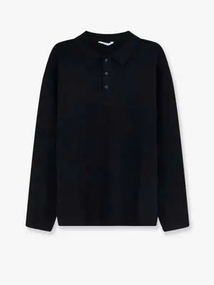 HEVO Viscose Blend Polo Shirt - Black